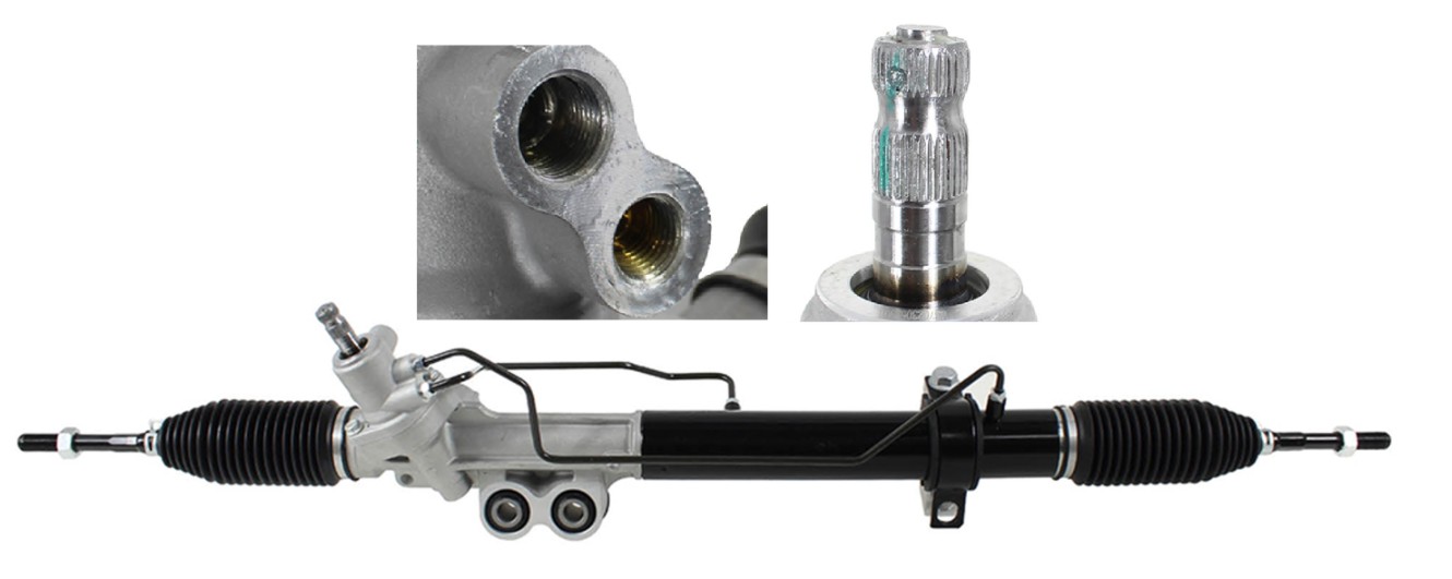 DRM Refaccionaria: CAJA DIRECCION CREMALLERA NISSAN PU NP300 / FRONTIER 16-24 HID C/BIELETAS S ...